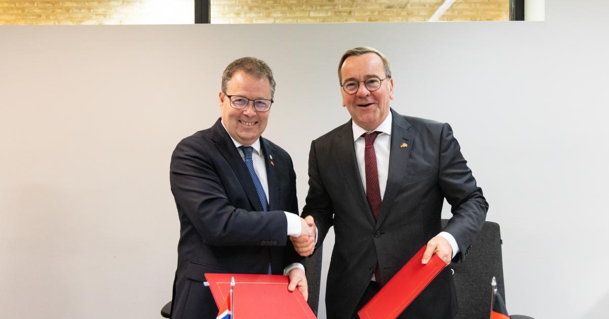 Norge og Tyskland har inngått avtale om forsvarssamarbeid i verdensrommet